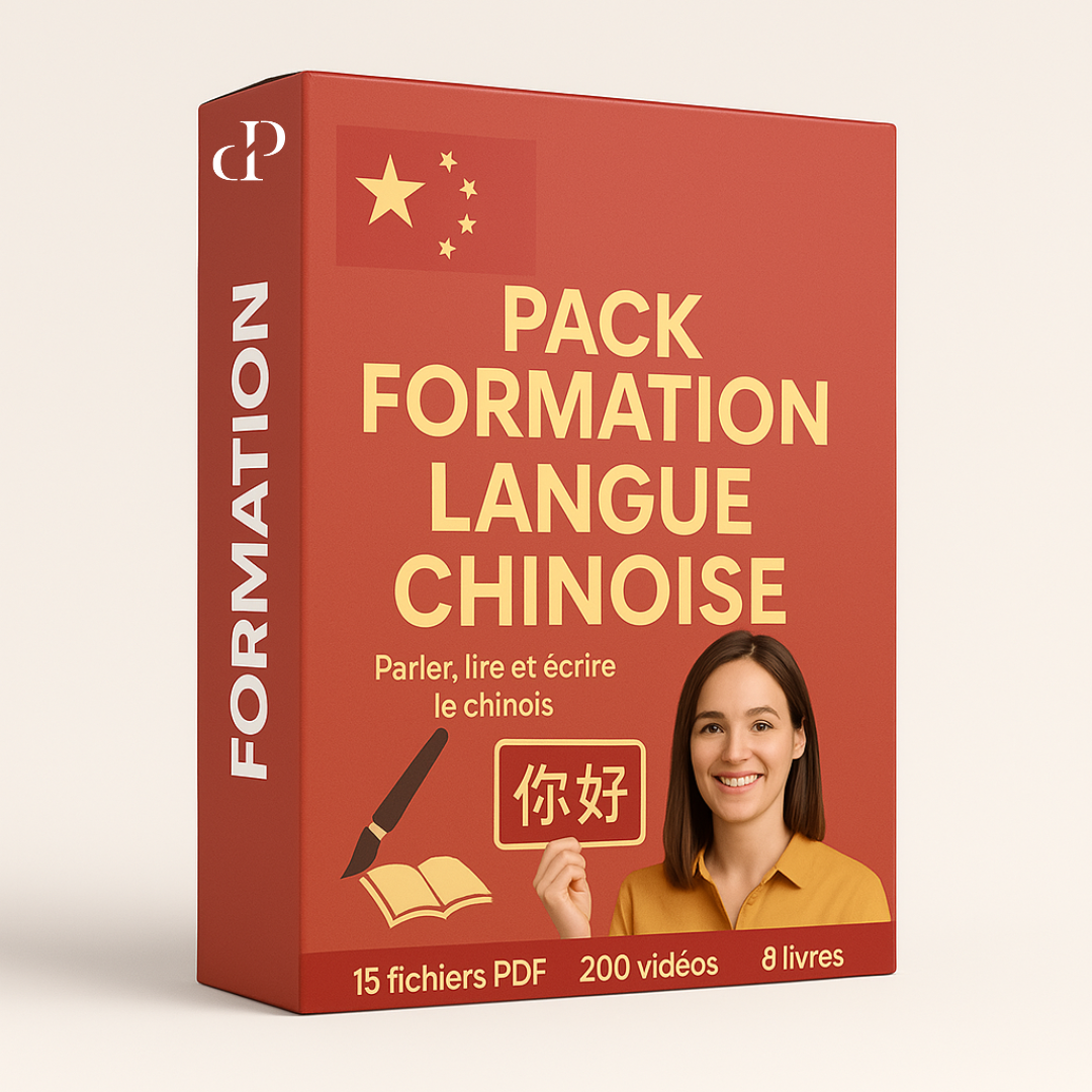 Pack de formation en langue chinoise – Apprenez à votre rythme